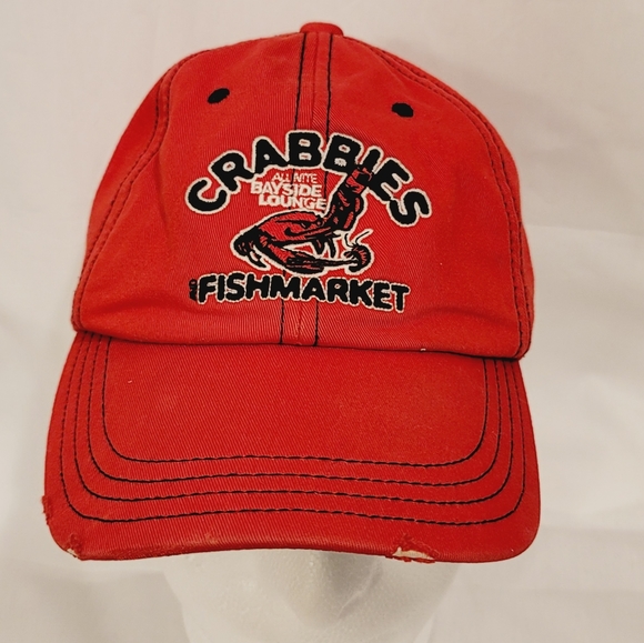 Accessories | Crabbies Bayside Lounge Fishmarket Red Baseball Trucker ...